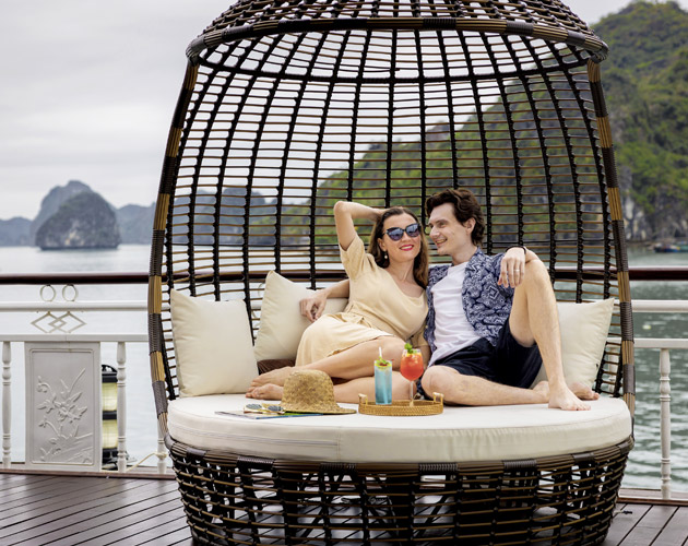 Elegant Halong Bay Journey on Heritage Line Violet Cruise